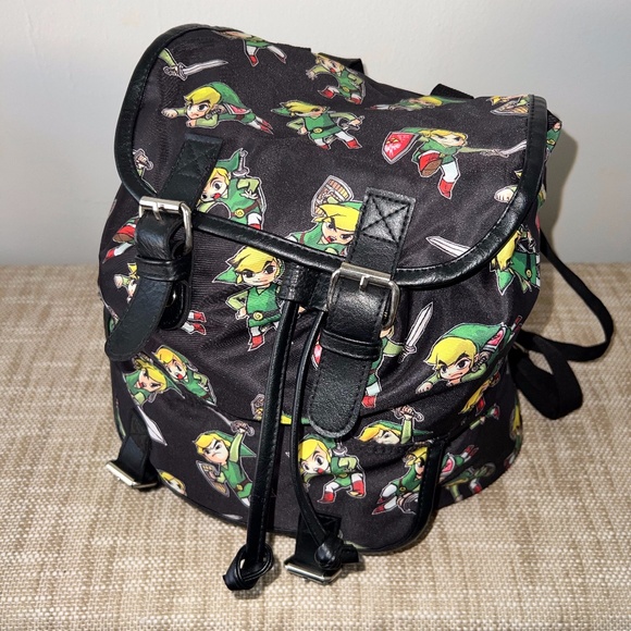 Nintendo | Bags | Legend Of Zelda Windwaker Slouch Backpack Nintendo 25 ...